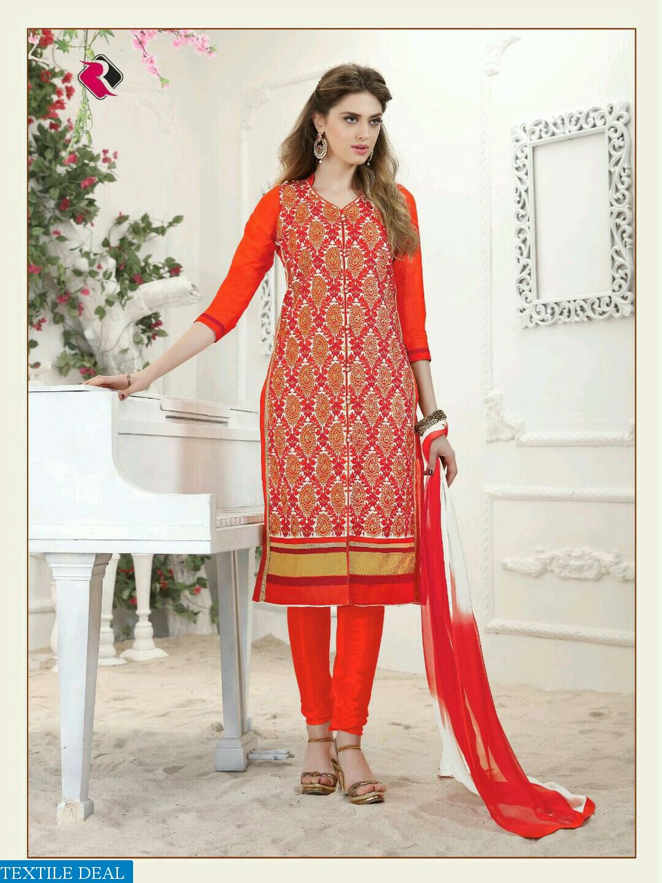Delight Wholesale Straight long salwar kameez - textiledeal.in