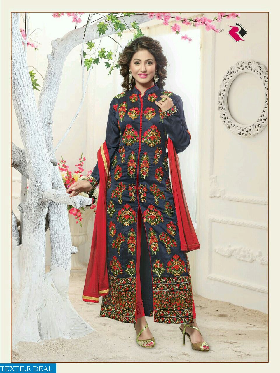 Delight Wholesale Straight long salwar kameez - textiledeal.in