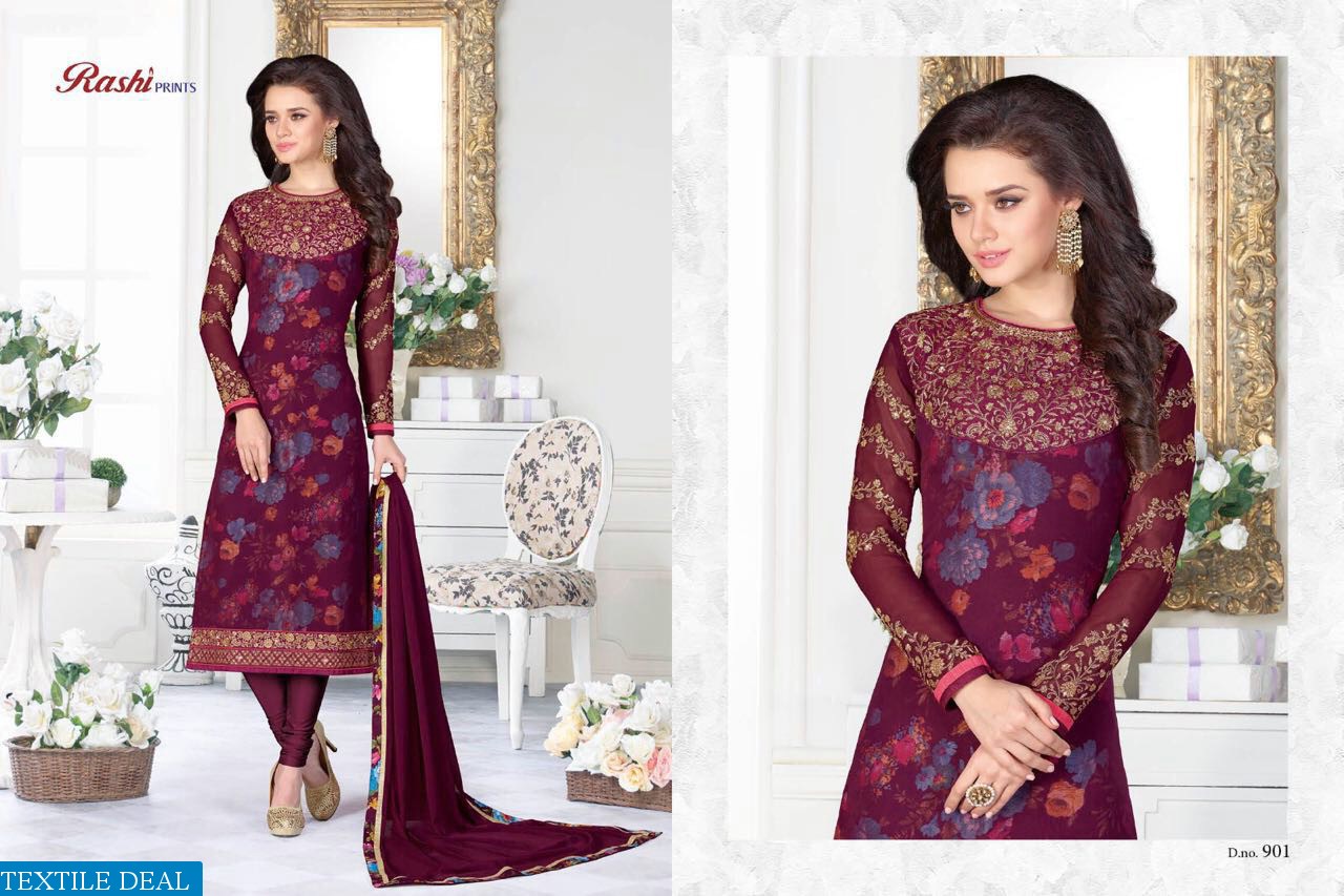 Rashi print Wholesale Chudidar Salwar kameez - textiledeal.in