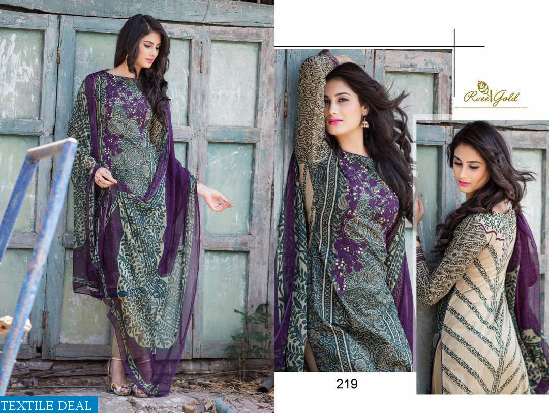 Rvee gold Rumi vol-2 Wholesale Indian Salwar suits - textiledeal.in