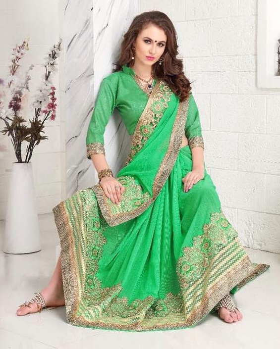 SSS- Gujarat Queen Wholesale Celebration Wear Saree - textiledeal.in