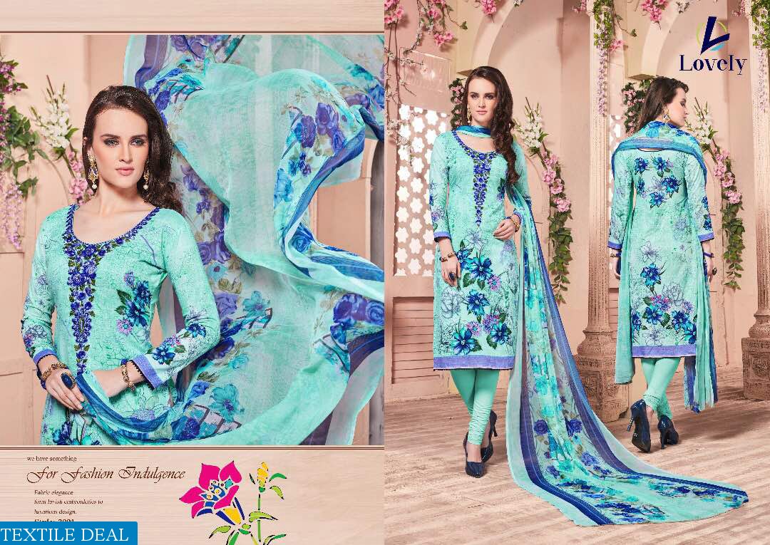 Liaki lovely vol-3 Wholesale printed Dress material - textiledeal.in