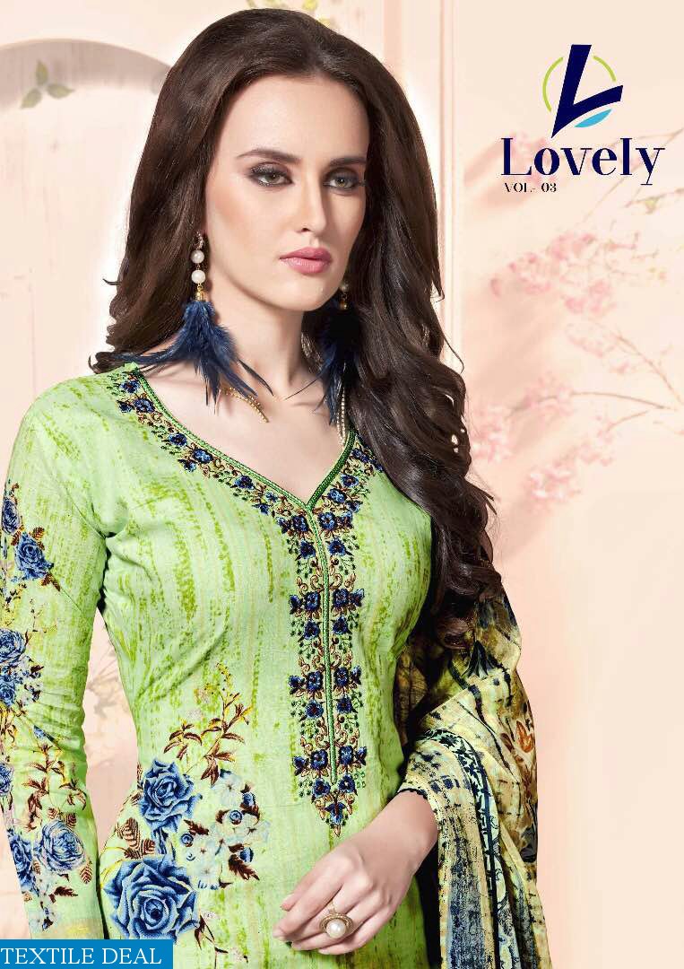 Liaki lovely vol-3 Wholesale printed Dress material - textiledeal.in