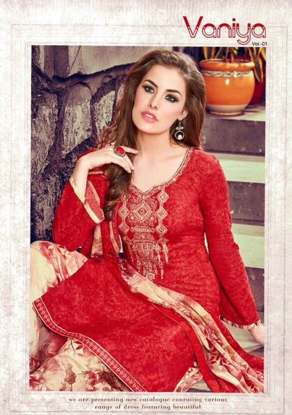 Vaniya vol-1 Wholesale patiyala Dress material - textiledeal.in