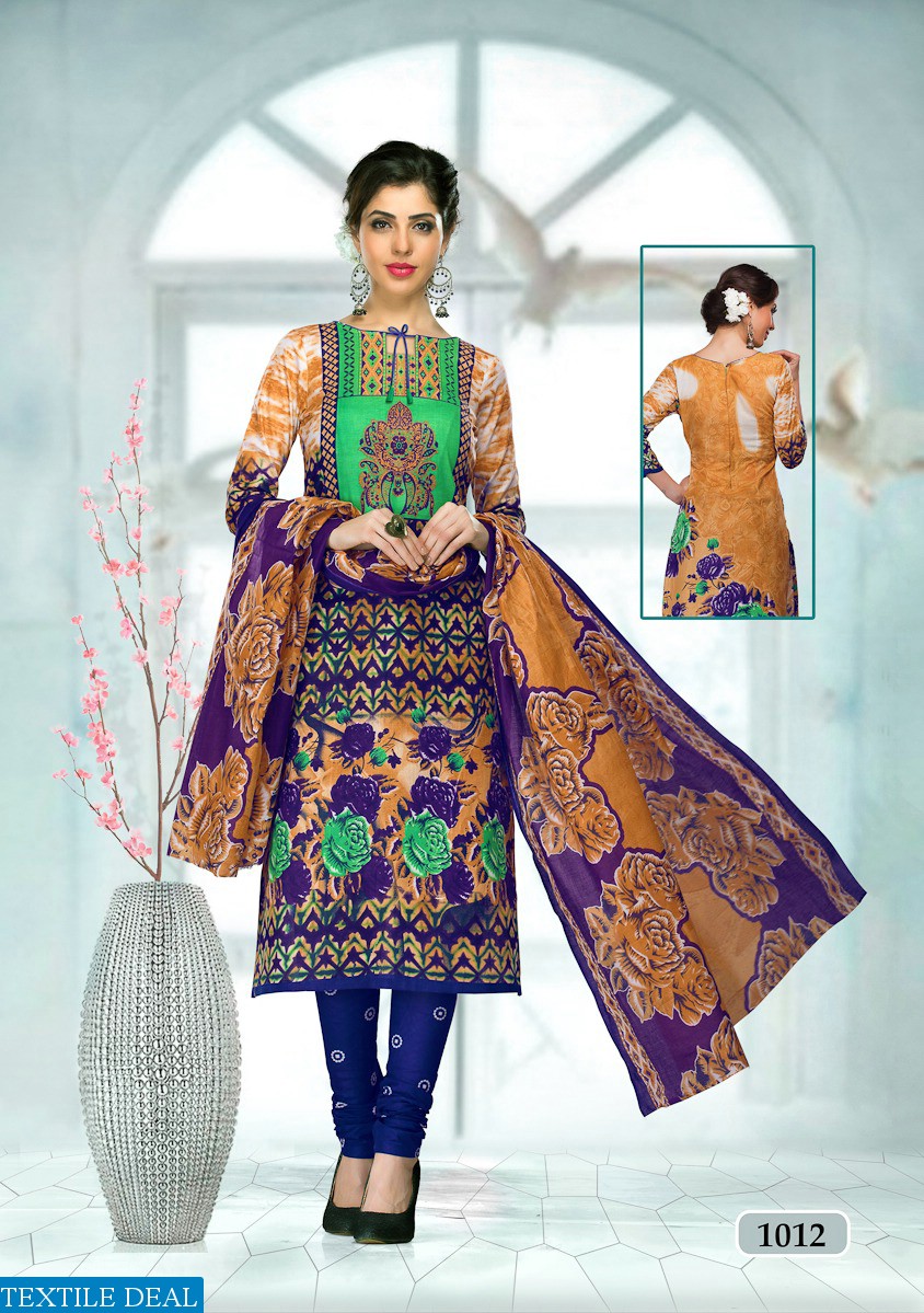 Rutu dangal vol-2 Wholesale cotton printed dress material - textiledeal.in