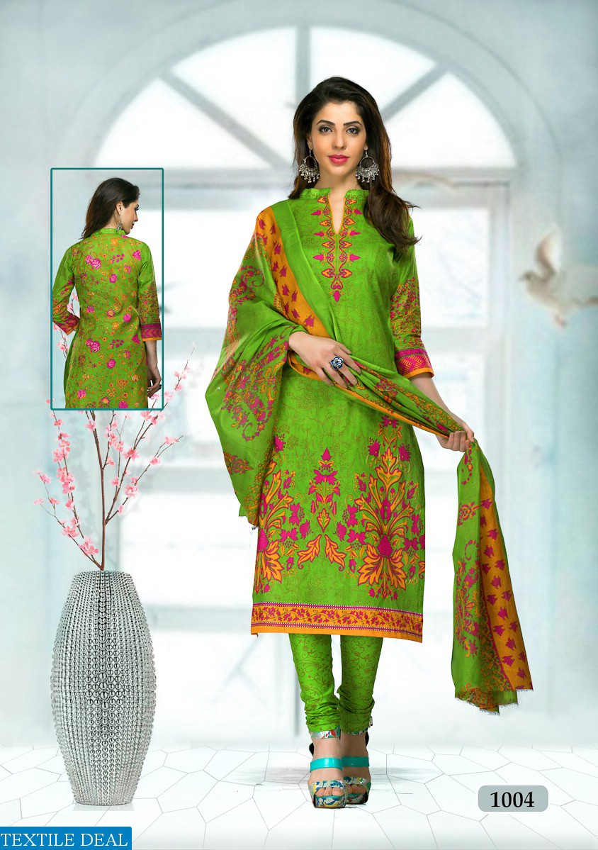 Rutu dangal vol-2 Wholesale cotton printed dress material - textiledeal.in