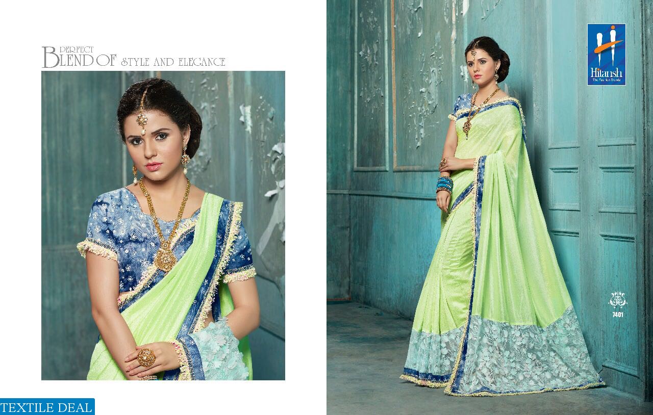 Hitansh Sandhya Wholesale party-wear Ethnic Saree - textiledeal.in
