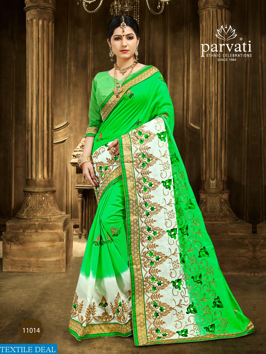 parvati 11007 Series Wholesale indian Sarees - textiledeal.in
