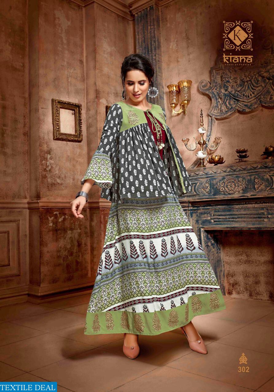 Kiana Vintage vol-3 Wholesale heavy Tunics - textiledeal.in
