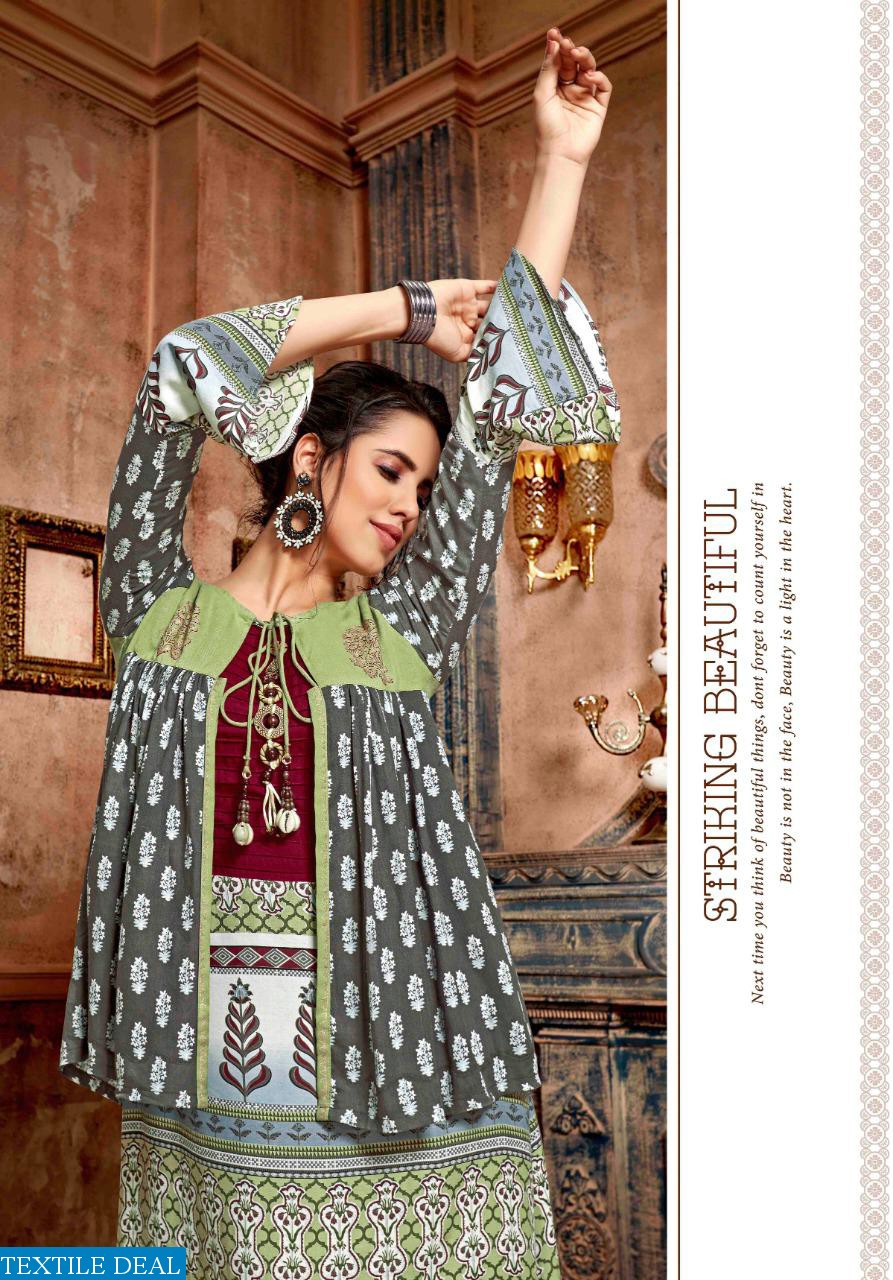 Kiana Vintage vol-3 Wholesale heavy Tunics - textiledeal.in