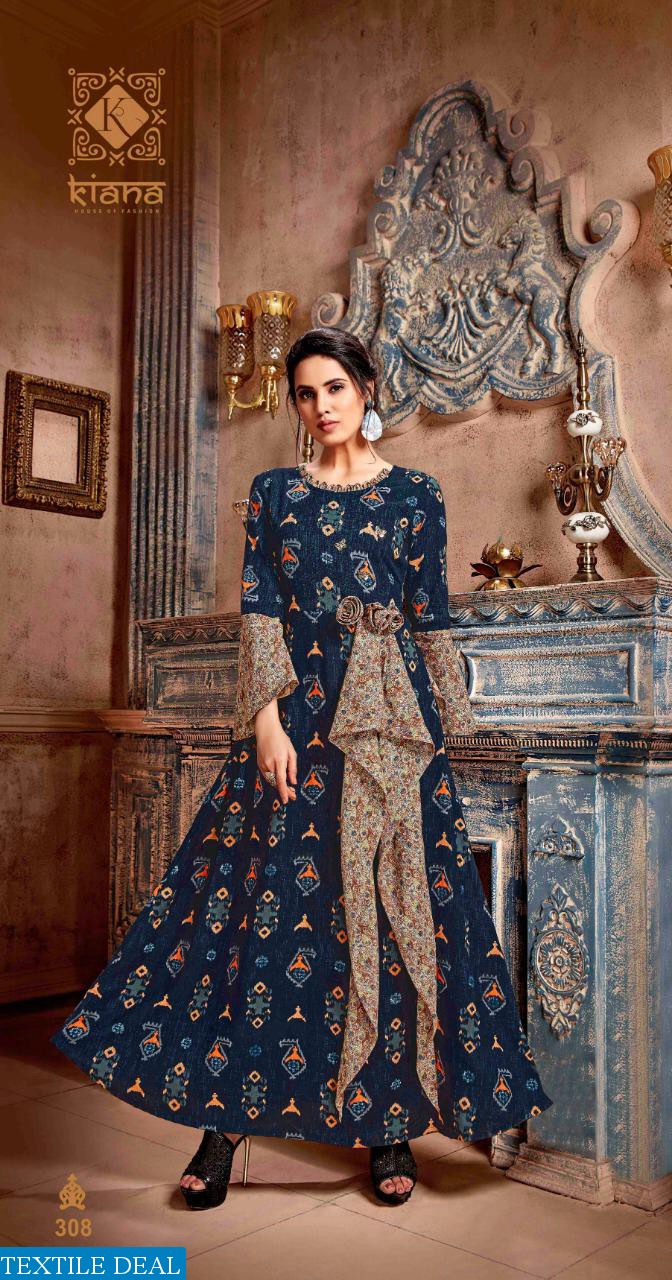 Kiana Vintage vol-3 Wholesale heavy Tunics - textiledeal.in