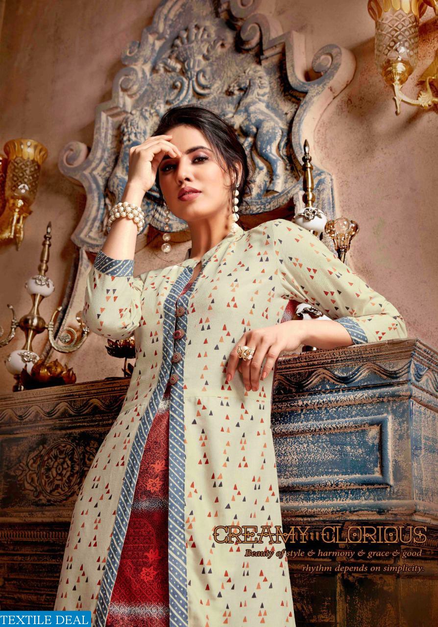 Kiana Vintage vol-3 Wholesale heavy Tunics - textiledeal.in