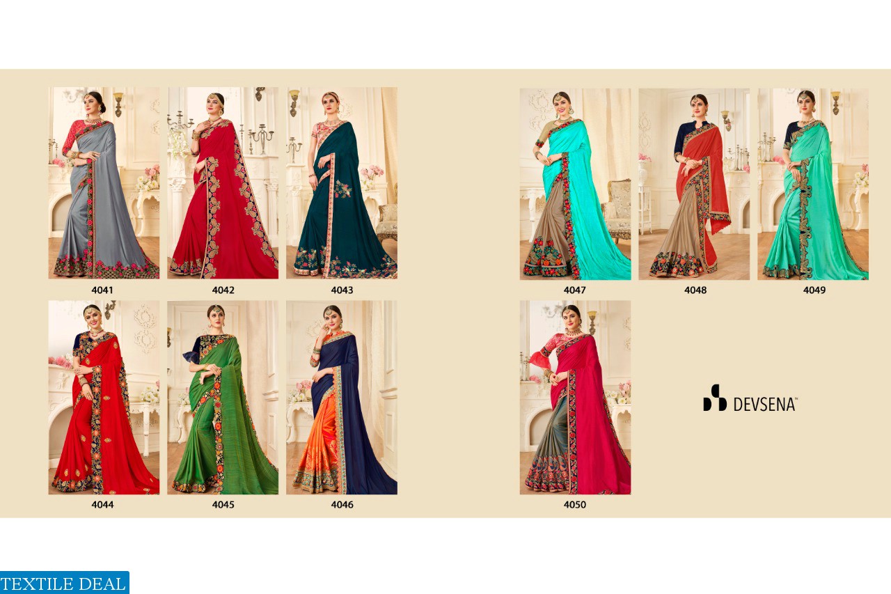 Devsena vol-5 Wholesale Designer Sarees - textiledeal.in