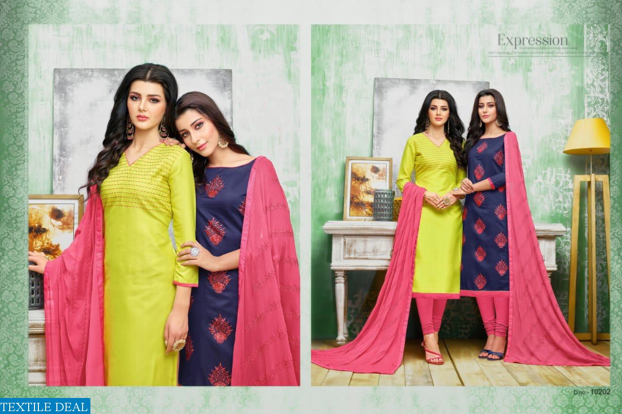 RR hum tum vol-13 Wholesale 2 top Dress materials - textiledeal.in