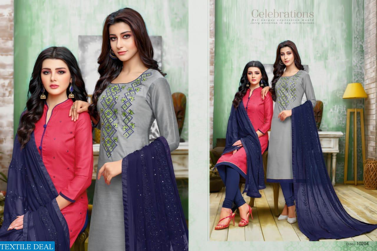 RR hum tum vol-13 Wholesale 2 top Dress materials - textiledeal.in