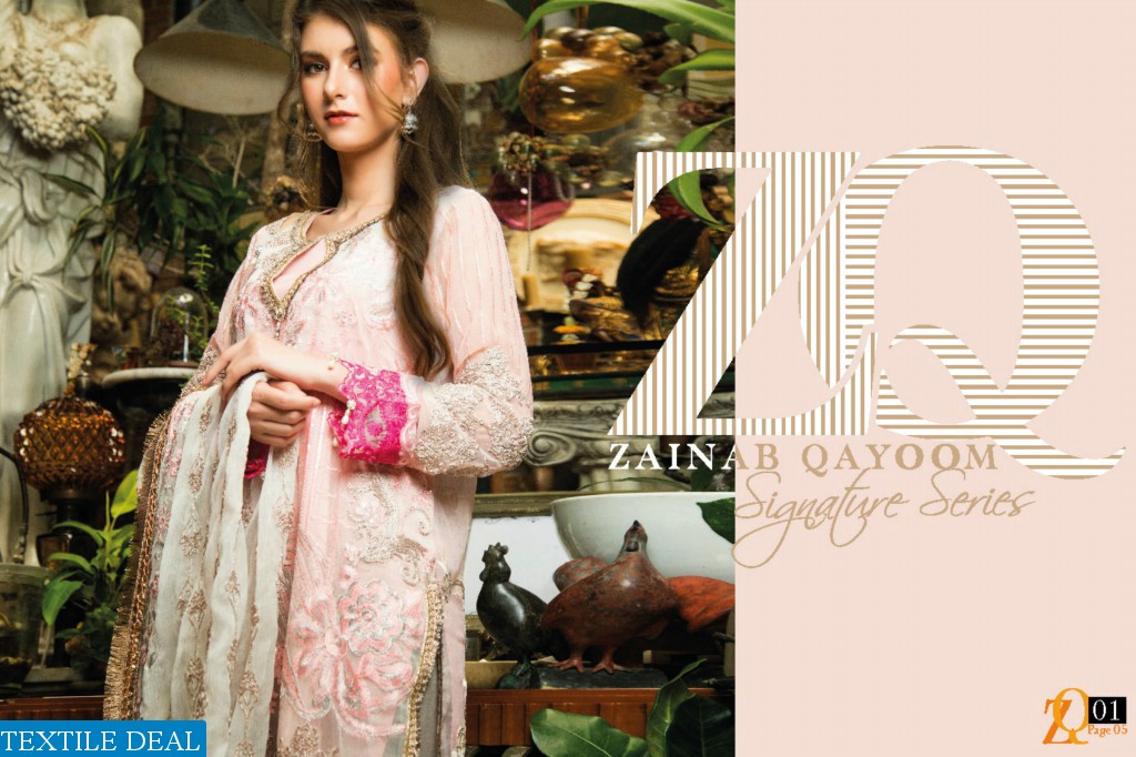 Zainab Qayoom Signature Series 2019 Dealer Fancy Festive Pakistani ...