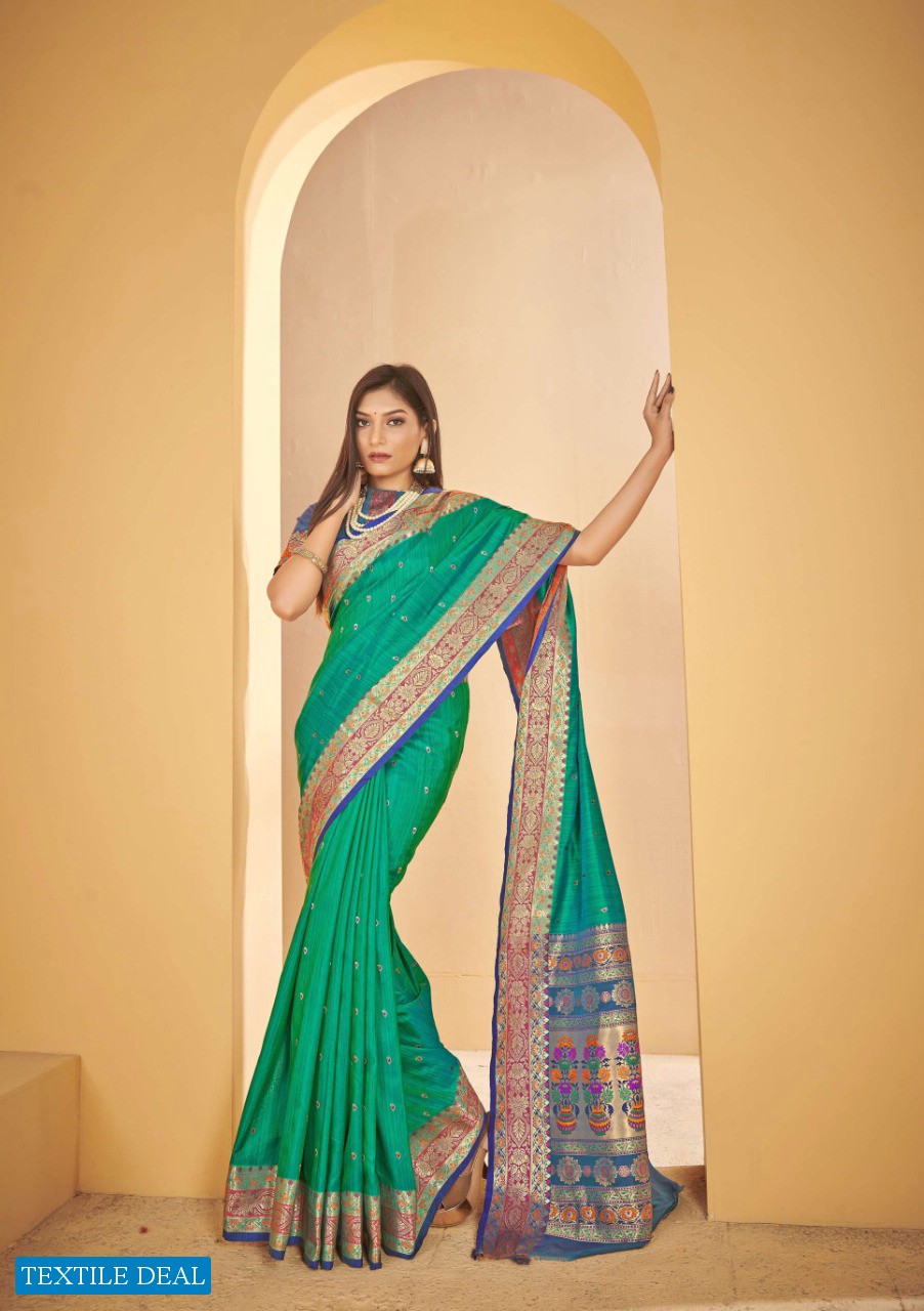 Shakunt Hari Sundari Wholesale Art Silk Indian Sarees - textiledeal.in