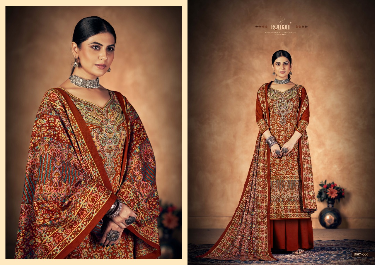 ROMANI KASHMIRI KALI PASHMINA EXCLUSIVE PRINT SALWAR SUIT CATALOG ...