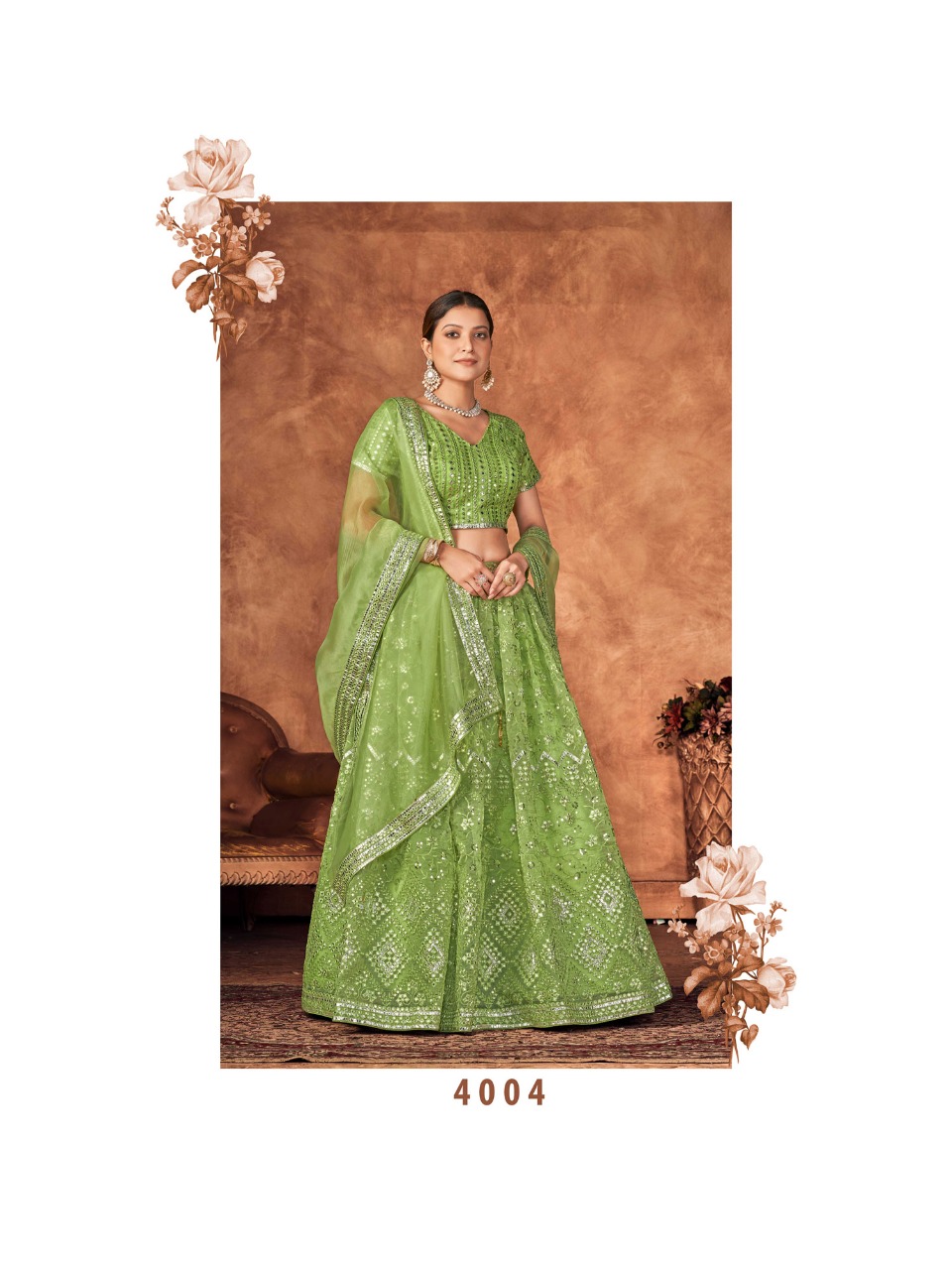 STYLISHTA AAKRUT VOL 4 HEAVY BANGLORI SILK ASTONISHING LEHENGA CATALOG ...