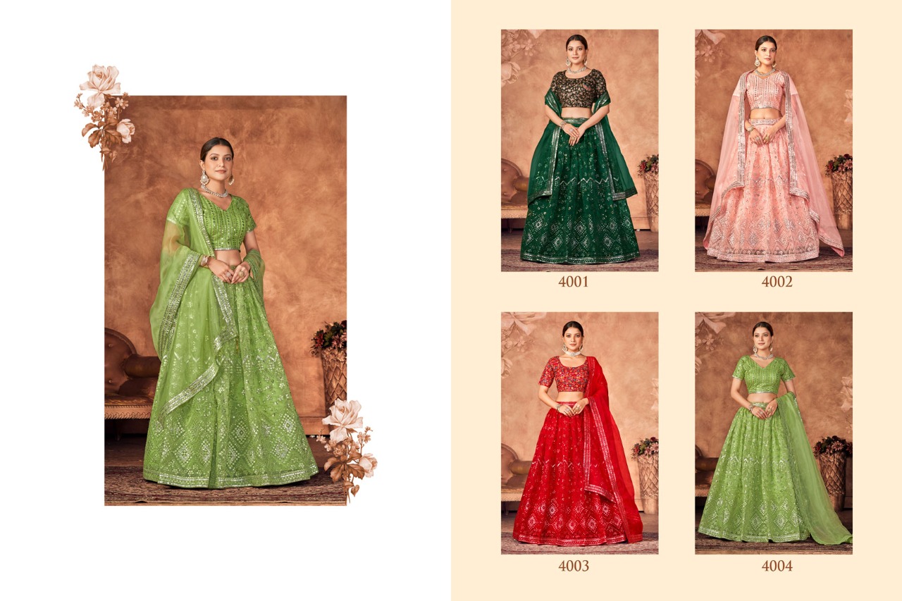 STYLISHTA AAKRUT VOL 4 HEAVY BANGLORI SILK ASTONISHING LEHENGA CATALOG ...