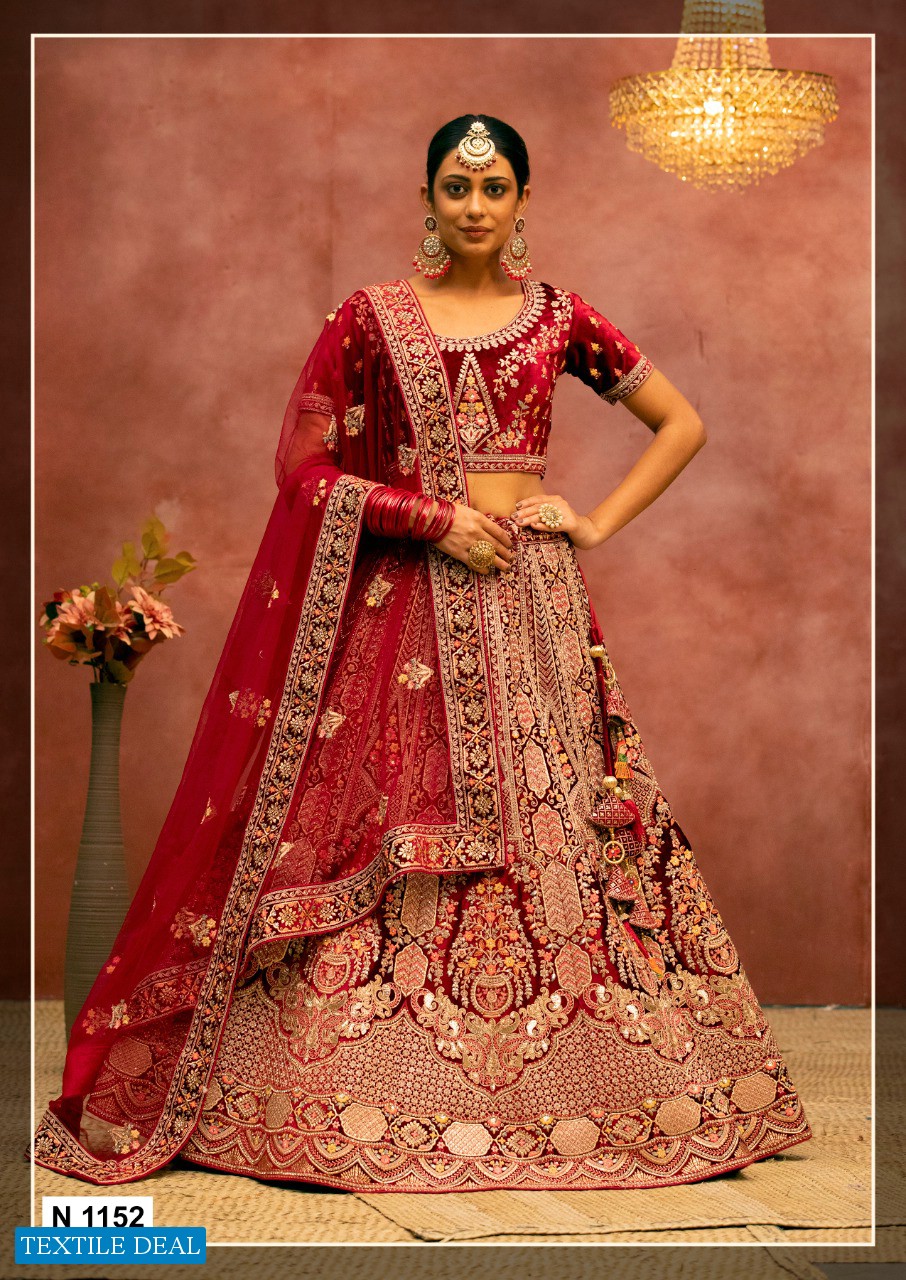 Mahotsav Nimaya Suhagan Vol-1 Wholesale Bridal lehengas Catalogue ...
