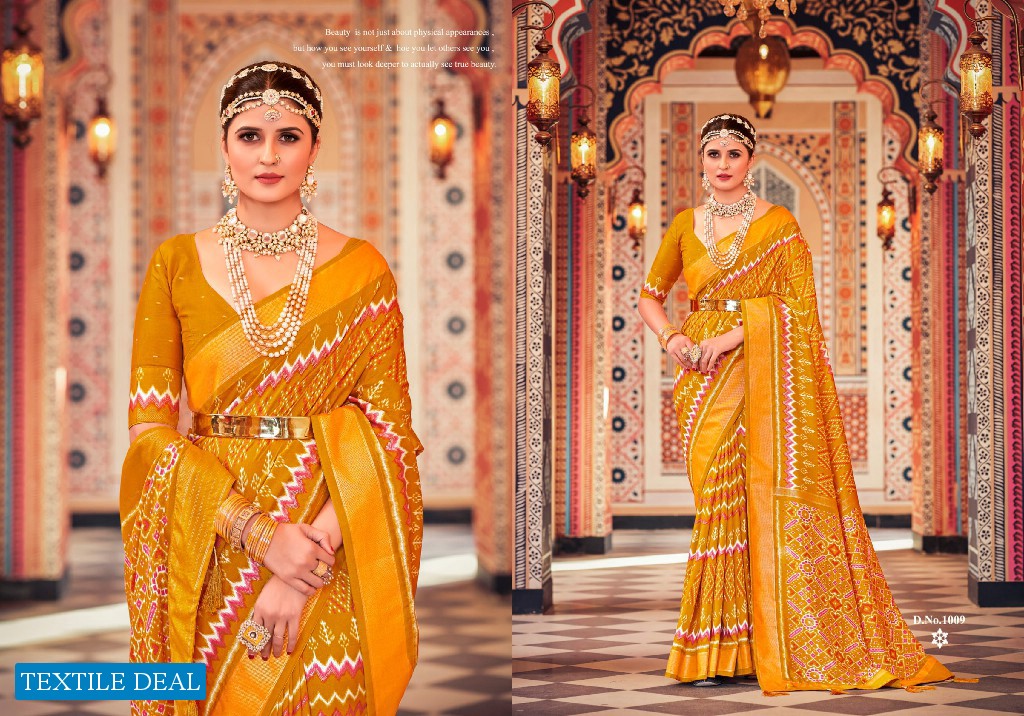 SITA RAMAN BY SHUBH SHREE CREATION VELVET TUSSER SILKY FANCY SAREE ...