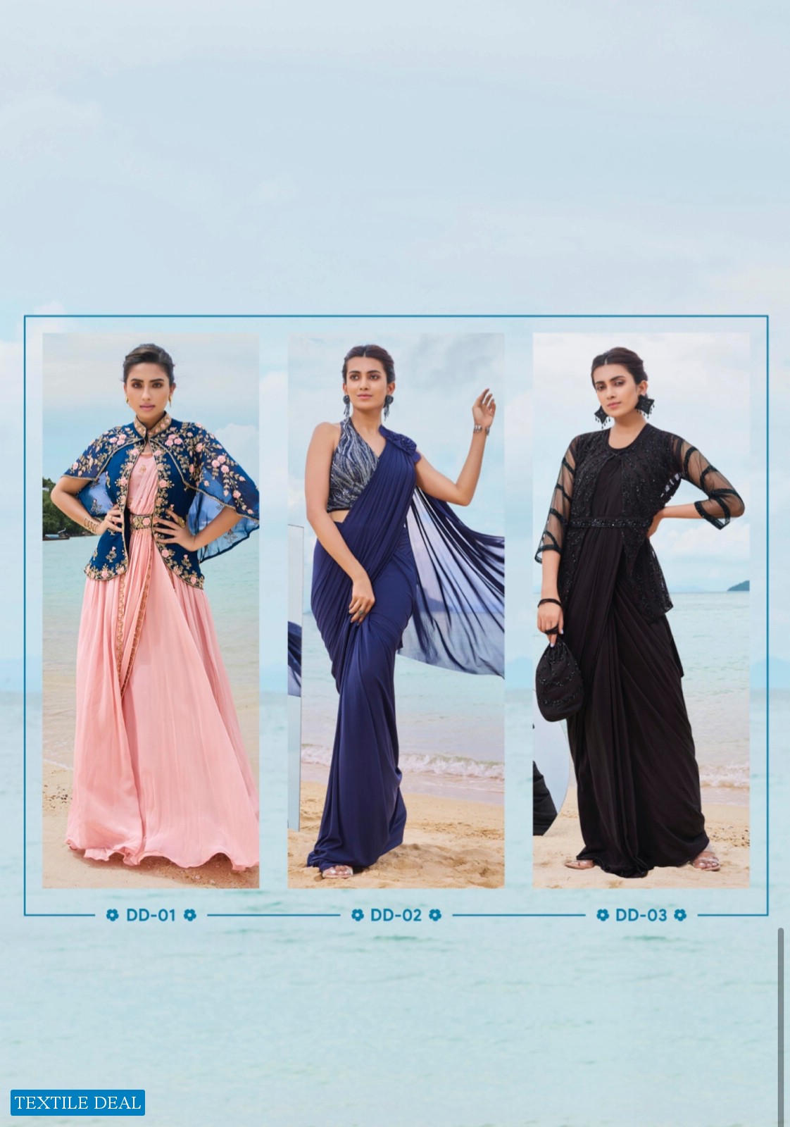 S4U PRESENT DAZZLING DRAPES PARTY STYLE GEORGETTE LYCRA READY TO WEAR ...