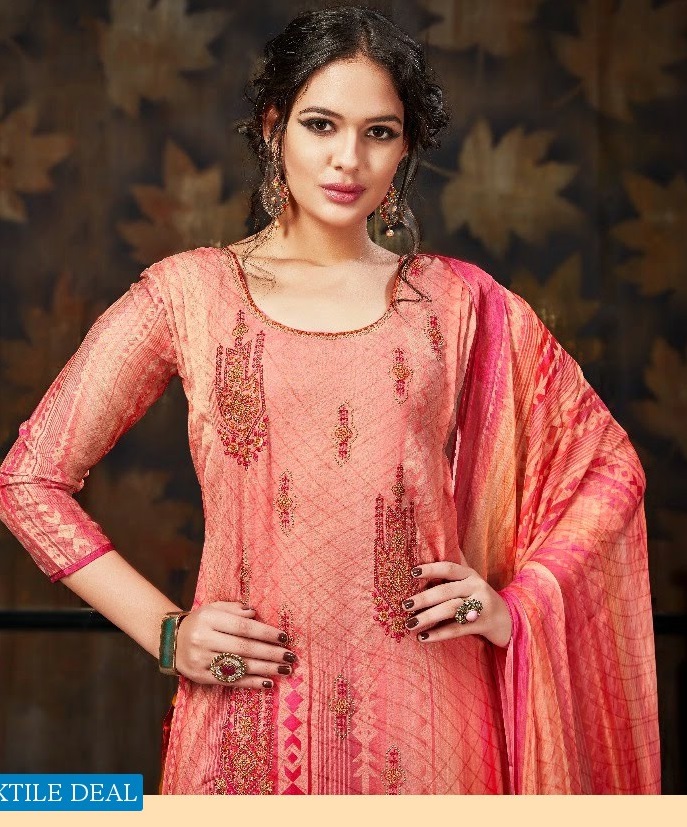 SIDDHI SAGAR GLORY CRAPE DIGITAL PRINT LADIES SUITS - textiledeal.in