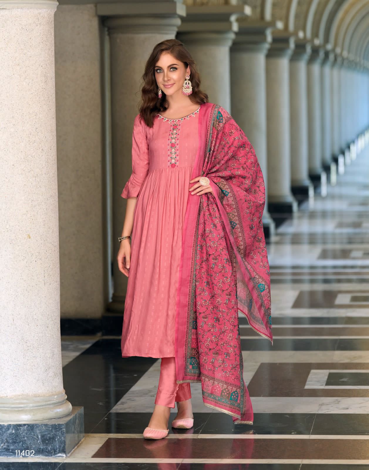 Lily And Lali Manya Wholesale Fancy Viscose Hand Work 3 Piece Salwar ...