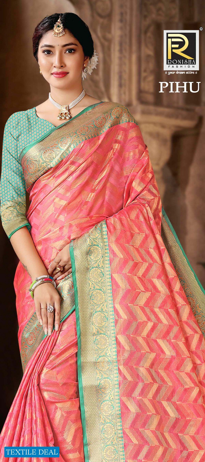 RONISHA PIHU BY RANJNA SAREE BANARSI SILK EXCLUSIVE SAREE COLLECTION ...