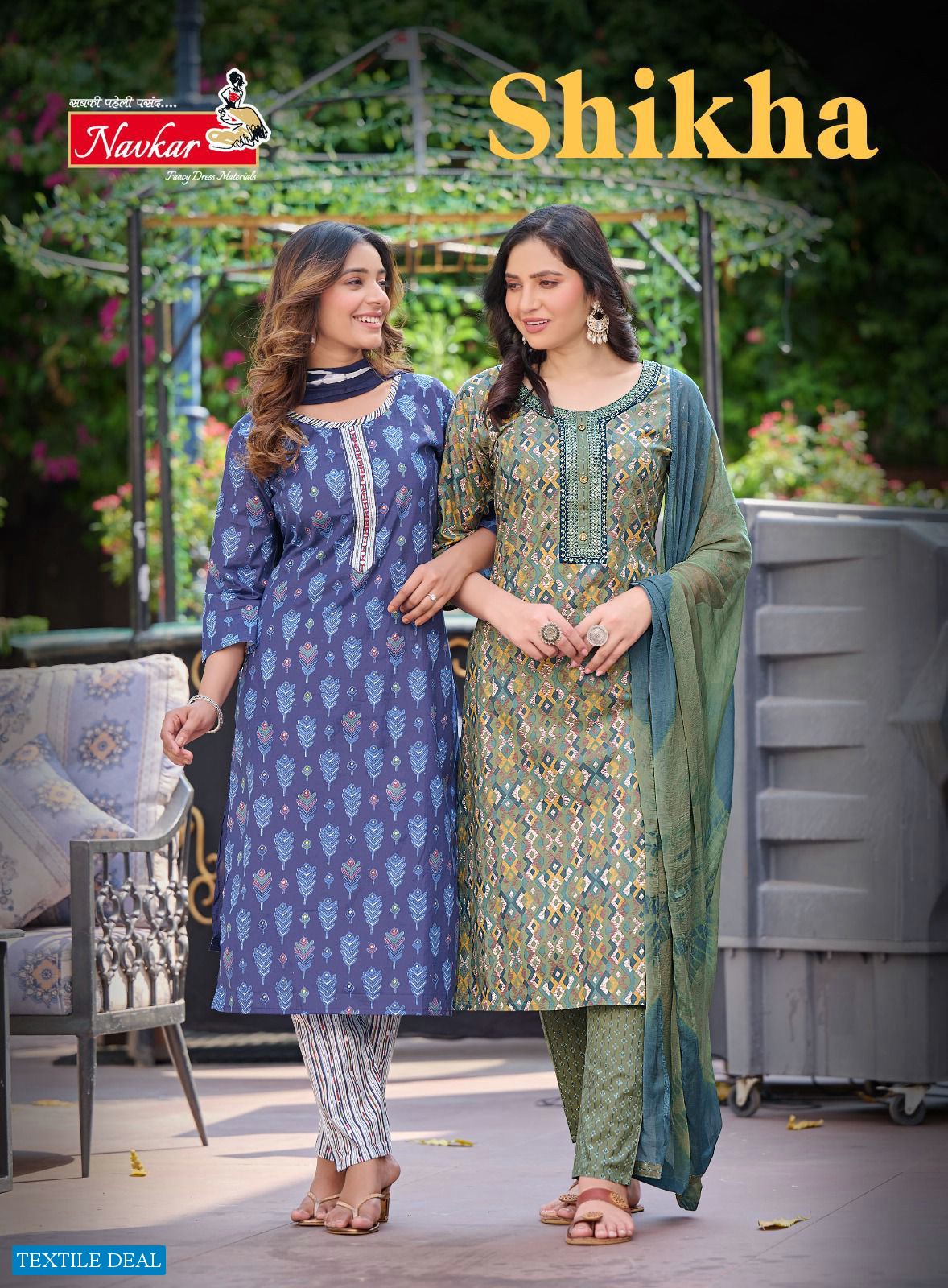 Navkar Shikha Vol-1 Wholesale Embroidery Sikvans Work Readymade Desses ...