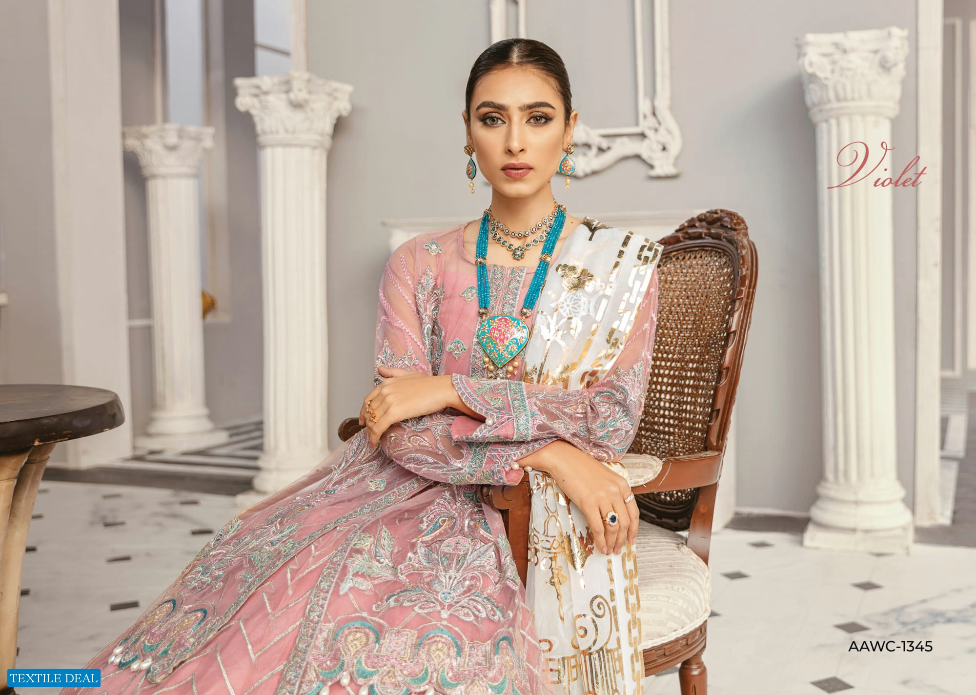 Akbar Aslam Libas-e-khas Wholesale Pakistani Dress Catalog - textiledeal.in