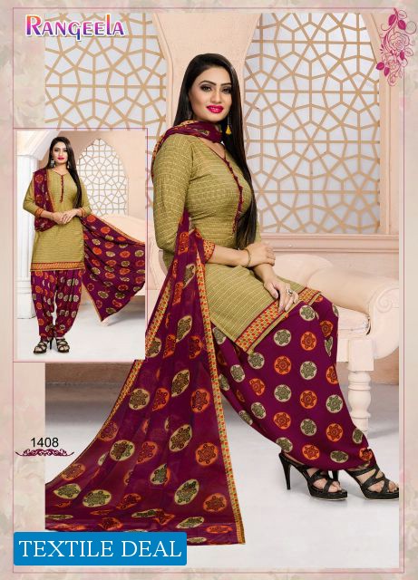 Amit Rangeela Patiyala Vol-14 Wholesale printed Dress Material ...