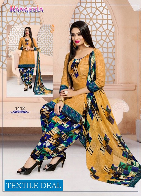 Amit Rangeela Patiyala Vol-14 Wholesale printed Dress Material ...