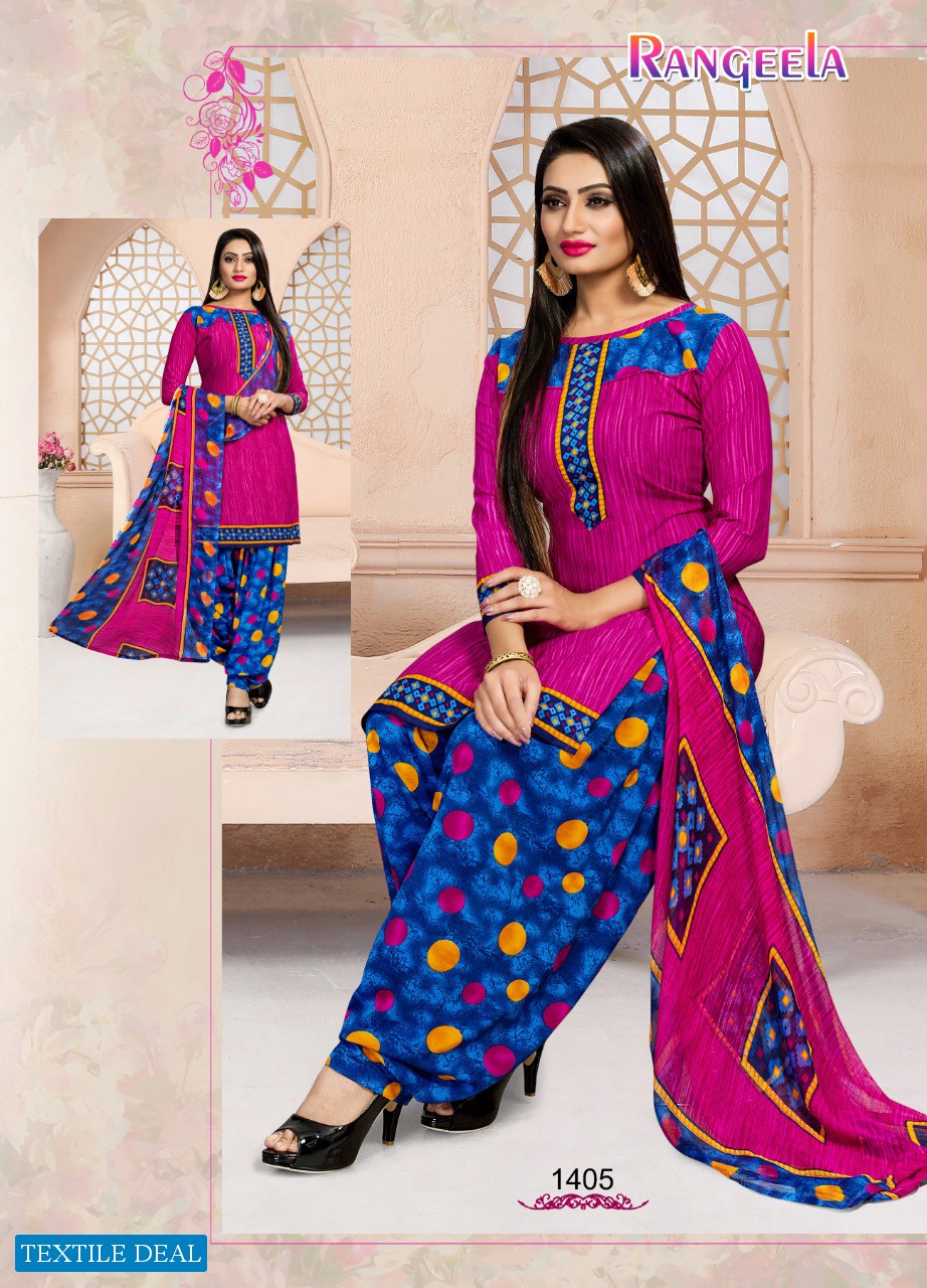 Amit Rangeela Patiyala Vol-14 Wholesale printed Dress Material ...