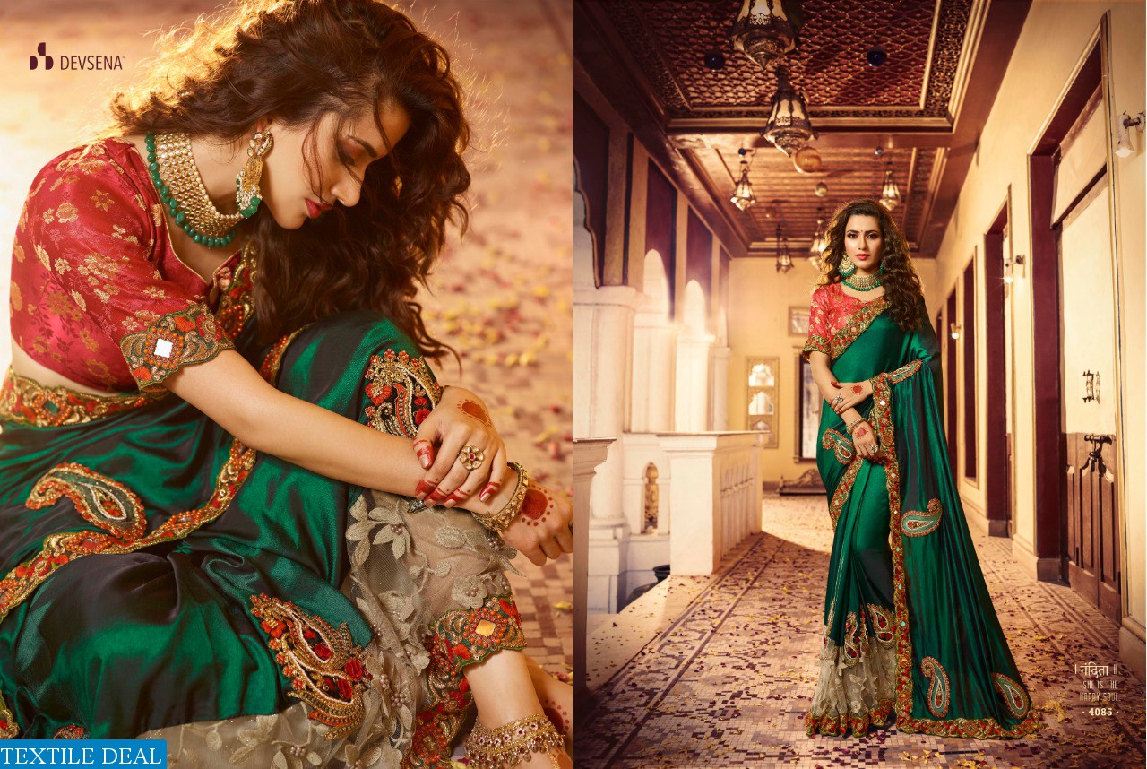 Devsena Vol-7 Wholesale Shopping Festive ethnic Sarees - textiledeal.in