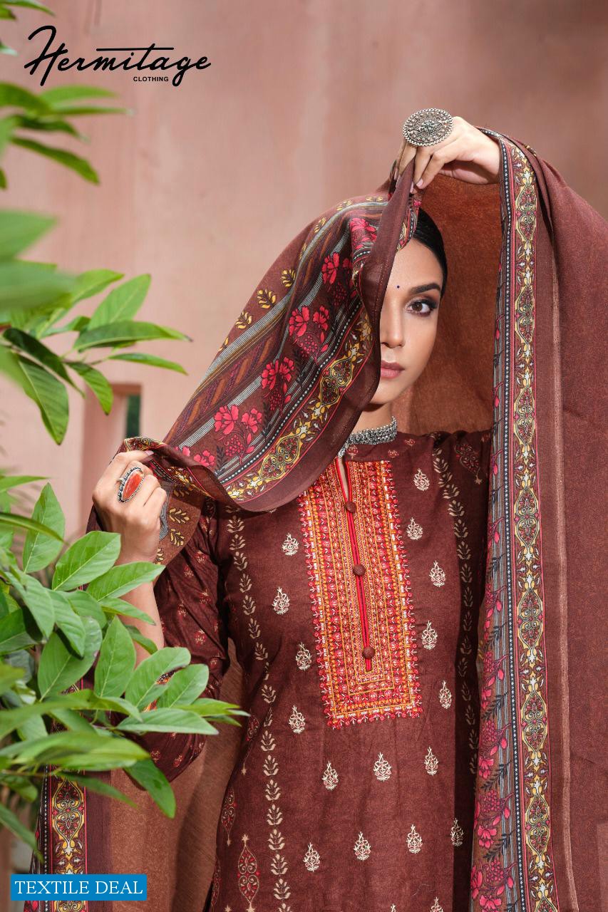 Hermitage Clothing Bagh Wholesale Superior Cotton Dress Material ...