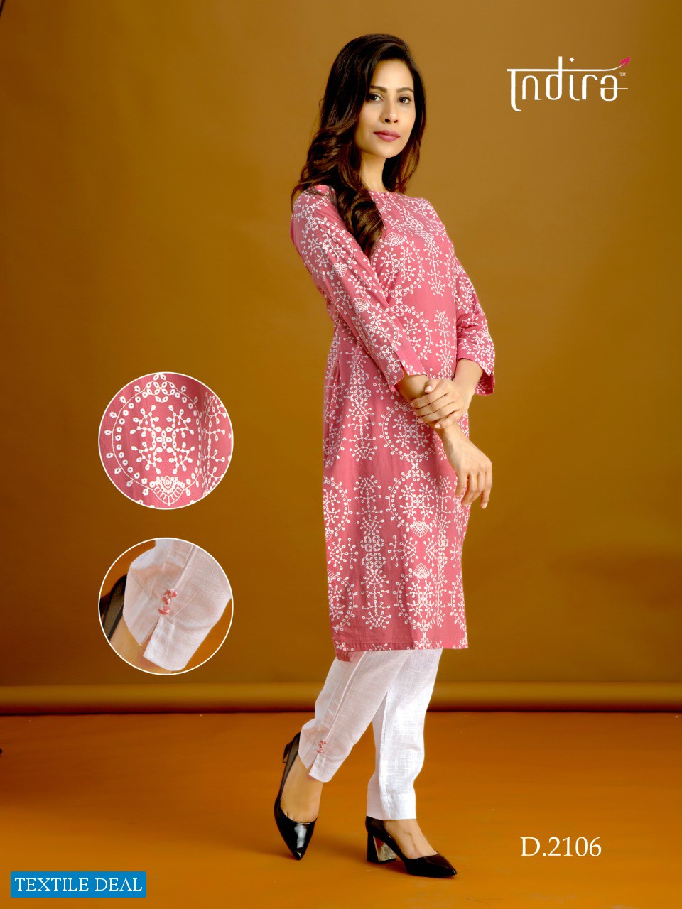 Indira Pink City Wholesale Two Piece Ladies Collection - textiledeal.in