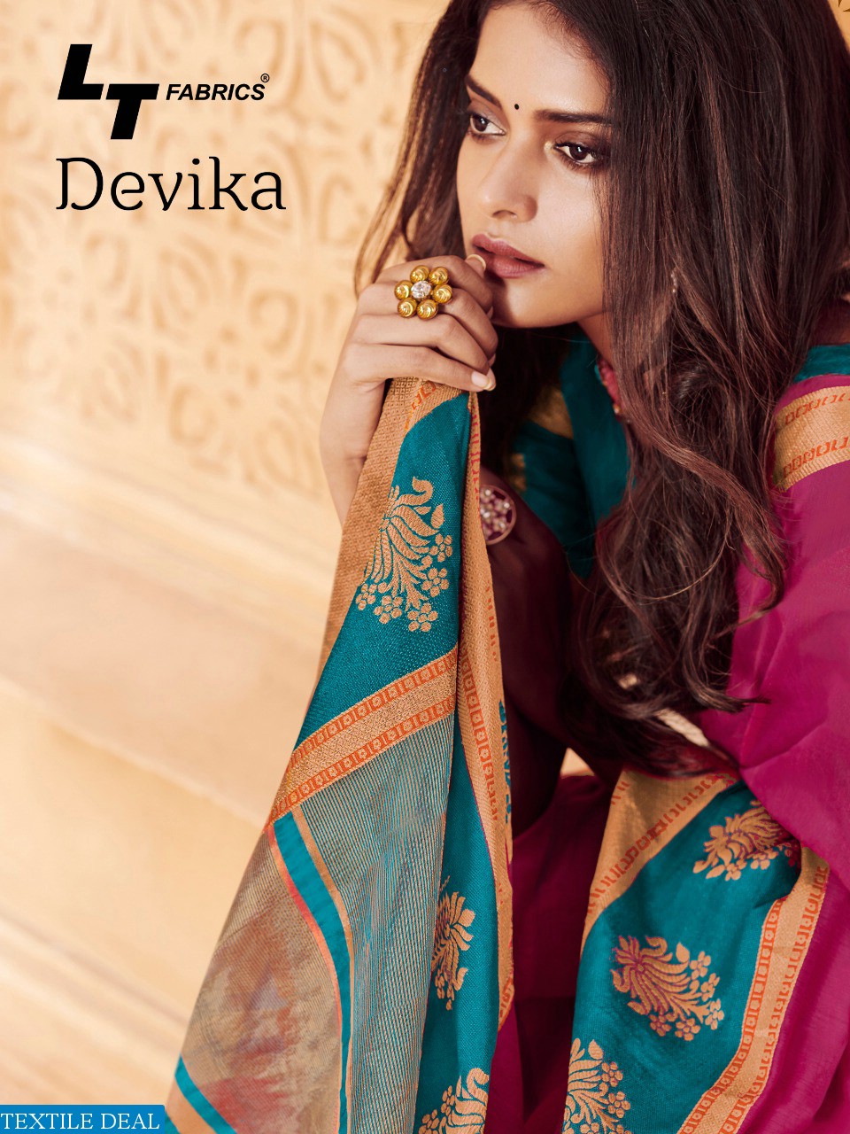 LT FASHION PRESENT DEVIKA COTTON SILK CASUAL WEAR SAREE ONLINE SHOPPING ...
