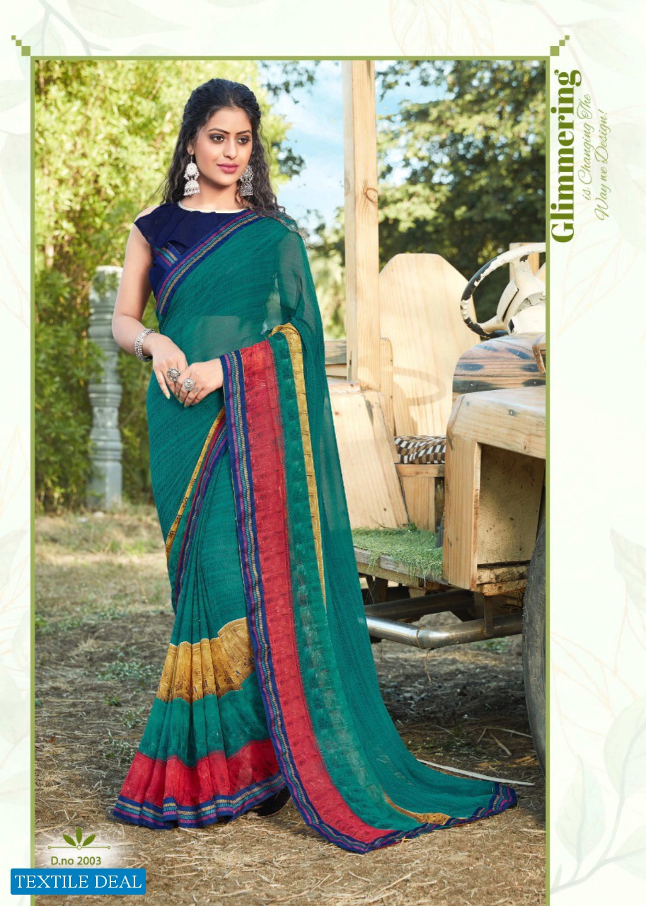 Mansarover Radha Rani Vol-2 Wholesale printed Indian Sarees ...