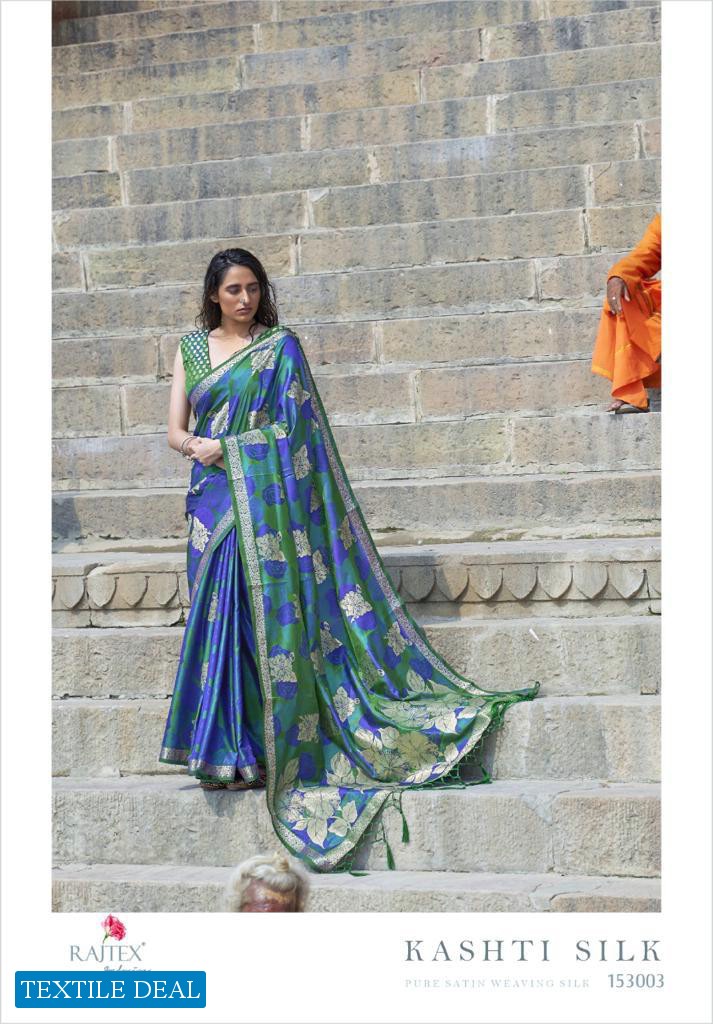 Rajtex Kashti Silk Wholesale Indian Saree Catalog - textiledeal.in