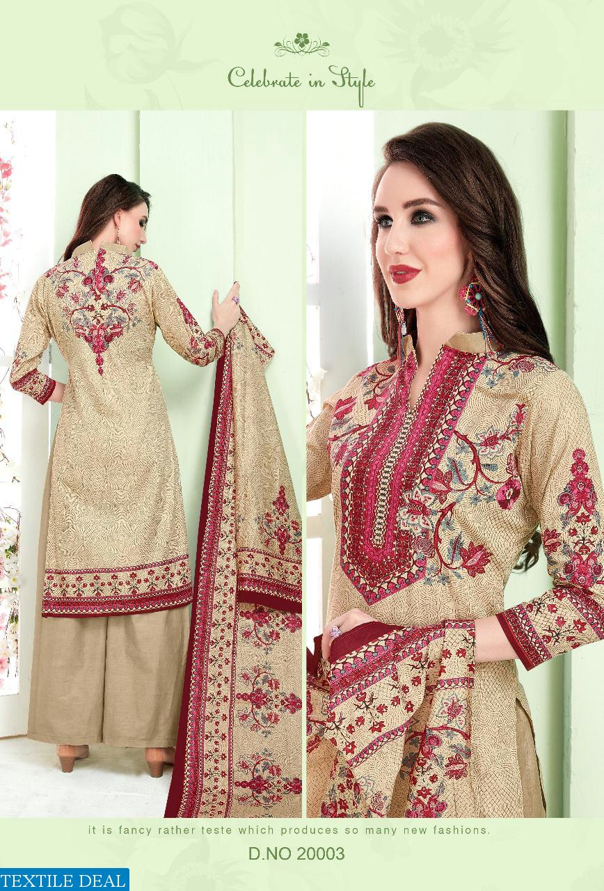 Razia Sultan vol-20 Wholesale karachi cotton Dress material ...